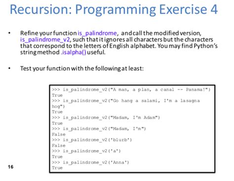 solved recursion programming exercise 4 refine yourfunction