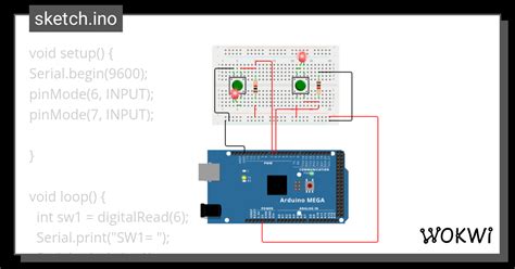 Pull Up Pull Down Wokwi ESP32 STM32 Arduino Simulator