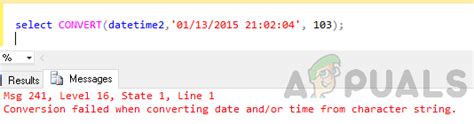 how to fix conversion failed when converting date and or time from character string error