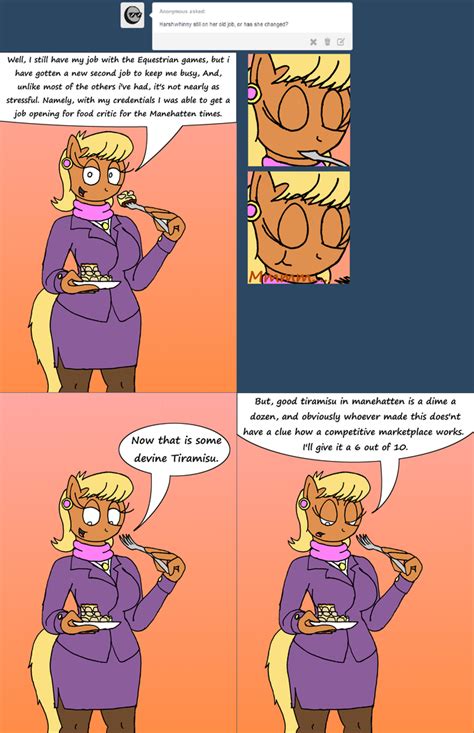 1944912 Safe Artistamericananomaly Ms Harshwhinny Anthro G4 Anthroquestria Eating