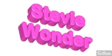 Stevie Wonder Celebrity Animated  Logo Designs