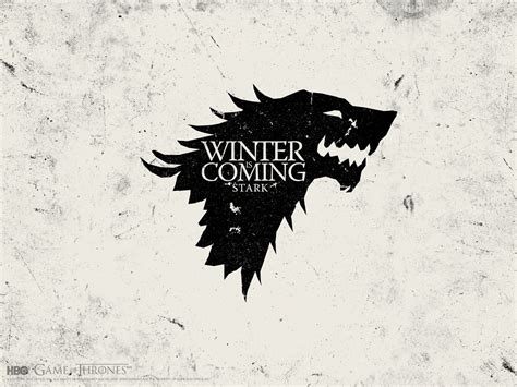 Winter Coming Strark Game Of Thrones A Song Of Ice And Fire House Stark Winter Is Coming Hd