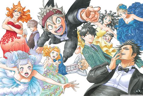 Noelle Silva Asta Yami Sukehiro Yuno Mimosa Vermillion And 5 More Black Clover Drawn By