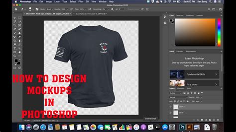 HOW TO DESIGN MOCKUPS USING PHOTOSHOP YouTube