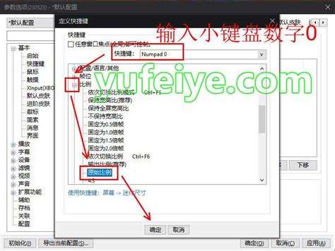 potplayer快捷键小键盘数字键0容易错误点击导致画面变形怎么办？设置自定义快捷键可解决 雨飞叶