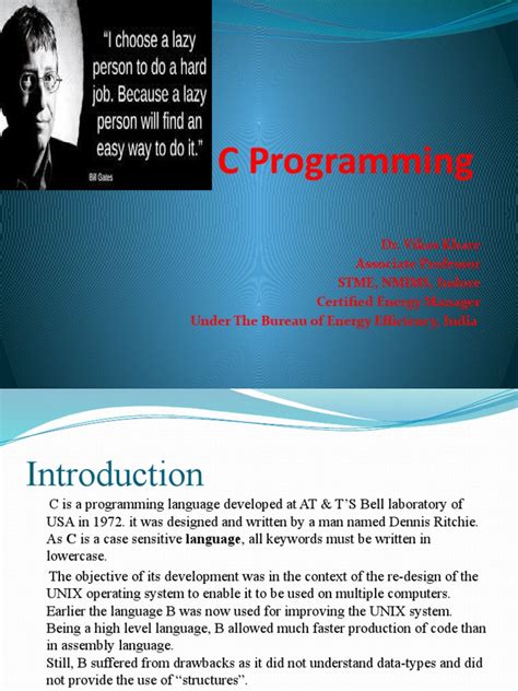 c programming lecture 1 pdf computer programming debugging