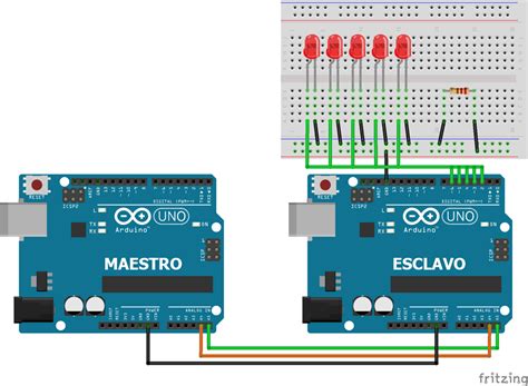 i2c cómo conectar dos arduino mediante este protocolo