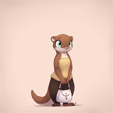 194533 Safe Artistlouart Mammal Mustelid Otter Anthro 2022 2d Bottomwear Clothes