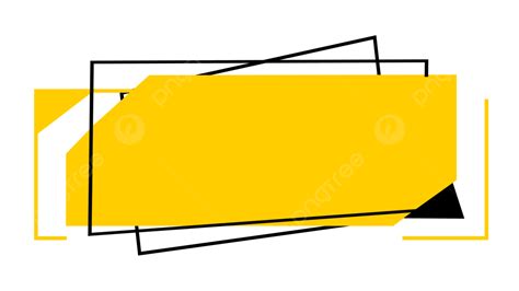 Text Box Banner Geometric Minimalism Text Box Banner Geometric PNG