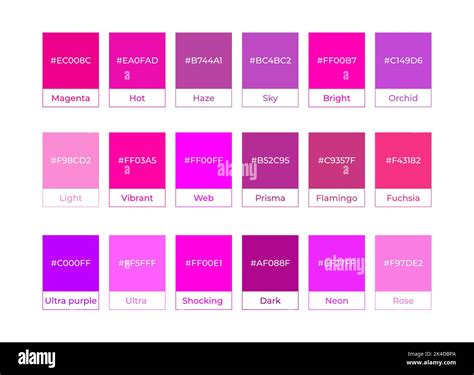 Hex Color Chart List
