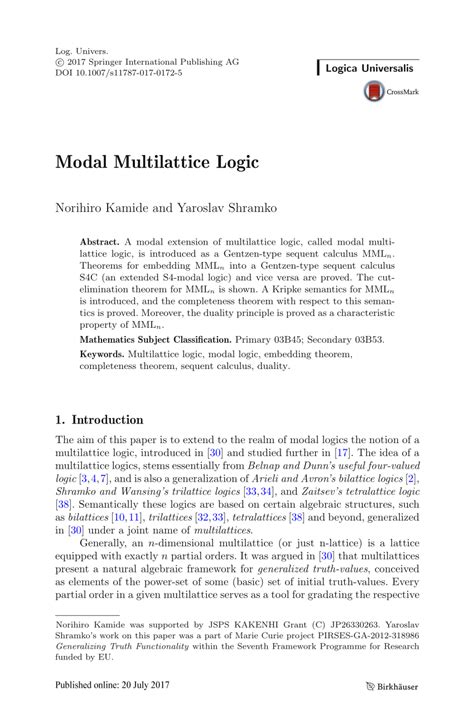 pdf modal multilattice logic