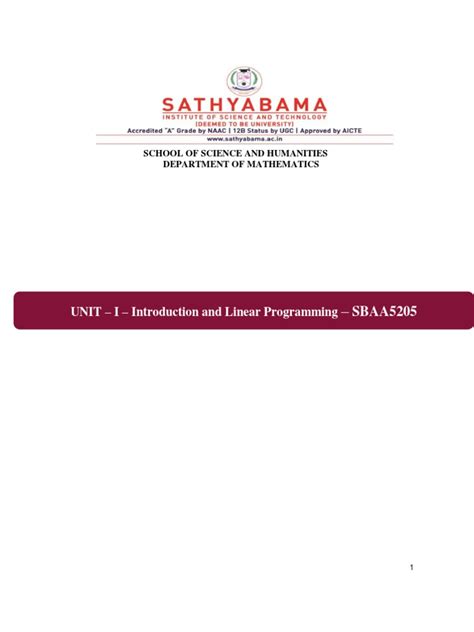 sbaa 5205 pdf mathematical optimization linear programming