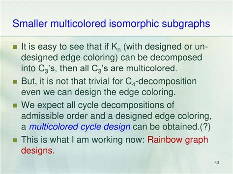 multicolored subgraphs in properly edge colored graphs ppt download