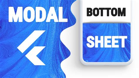 flutter modalbottomsheet widget bottom page youtube