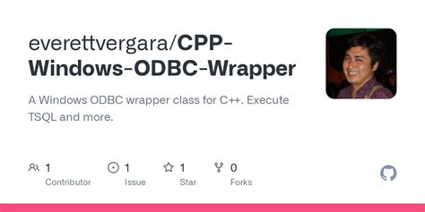 GitHub Everettvergara CPP Windows ODBC Wrapper A Windows ODBC