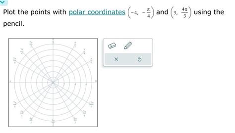solved plot the points with polar coordinates −4 −4π and