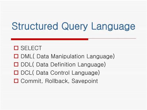 ppt structured query language powerpoint presentation free download id 4108890