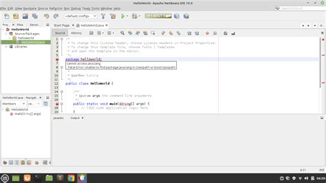 Java Netbeans No Main Classes Found Stack Overflow