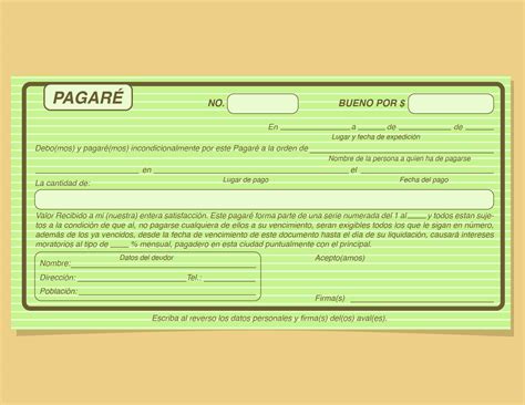 Recibo Pagare Para Imprimir Image To U