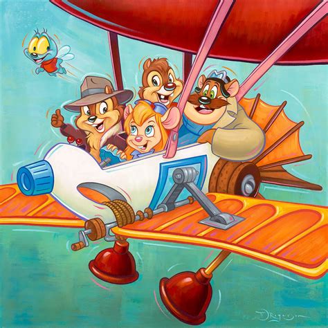 The Ranger Plane By Tim Rogerson Featuring Chip And Dale Rescue Ranger The Wonderful World Of