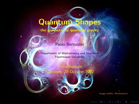 pdf quantum shapes the geometry of quantum gravity