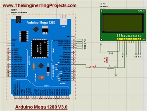 Arduino Mega 1280 Library For Proteus V3 0 The Engineering Projects