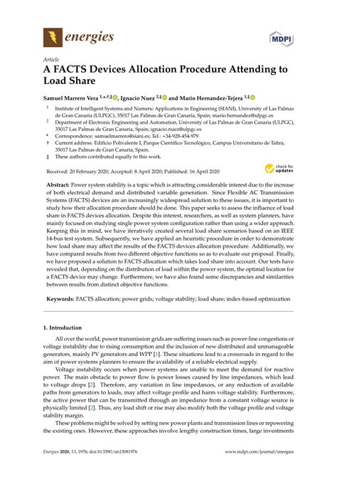 pdf a facts devices allocation procedure attending to load share