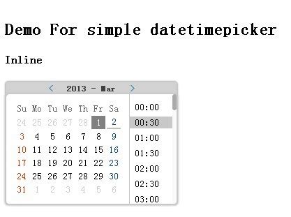 Datetimepicker Jquery