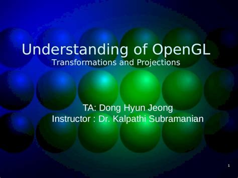 ppt understanding of opengl dokumen tips