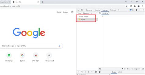 Crear Y Ejecutar Un Archivo JavaScript En Chrome Delft Stack