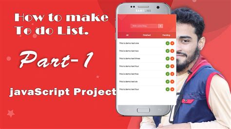 Beginner Vanilla JavaScript Project Tutorial To Do List Project