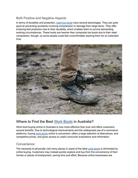PPT Knowing The Differences Between Steel Toe And Composite Toe Work