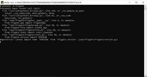 docker compose fails · issue 956 · blakeblackshear frigate · github