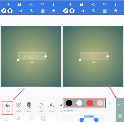 Cara Membuat Tulisan Transparan Di Pixellab Terbaru Tanapy