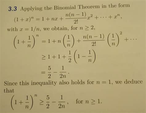 [math] proof of inequalities using binomial theorem math solves everything