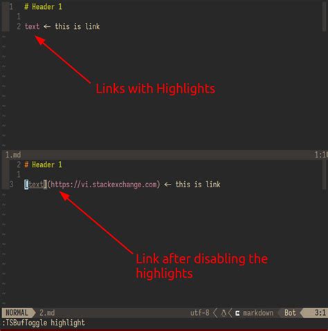 Neovim Nvim Treesitter How To Disable Hyperlink Highlighting In