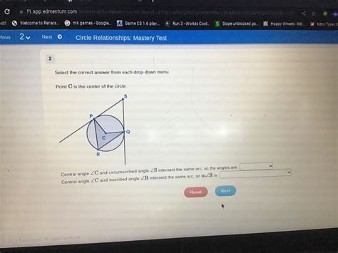 select the correct answer from each drop down menu