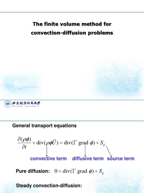 3 the finite volume method for convection diffusion problems 1 pdf