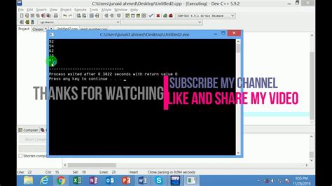 generate random number in c or c using srand function youtube