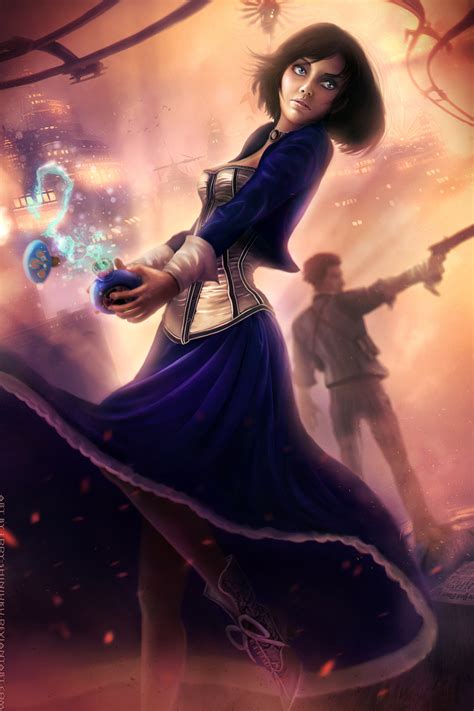 Safebooru Absurdres Bandages Bioshock Bioshock Infinite Blue Eyes Booker Dewitt Brown Hair