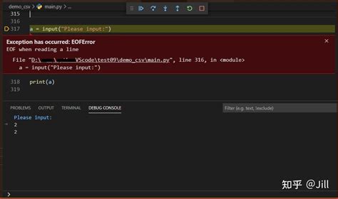 在vscode中使用python的input函数就会报错，怎么解决？ 知乎