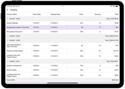 devexpress data grid for maui multi platform app ui devexpress documentation