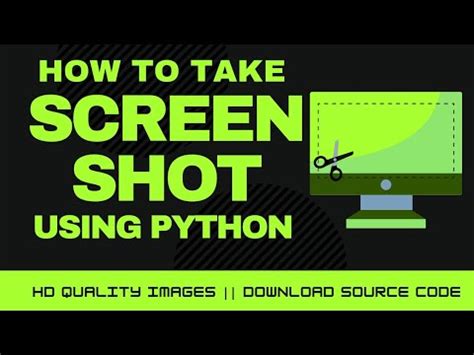 HINDI How To Take Screenshot Using Python Program Take HD