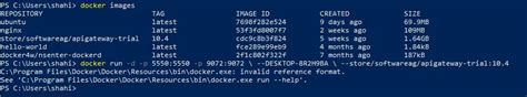 Windows Docker Getting Invalid Reference Format Error While Trying
