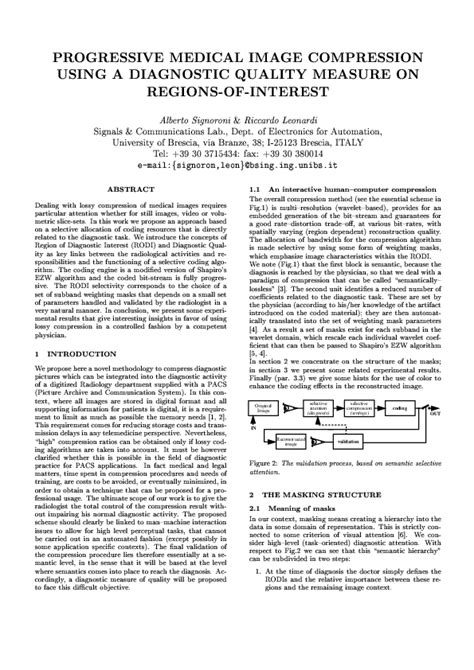 pdf progressive medical image compression using a diagnostic quality measure on regions of