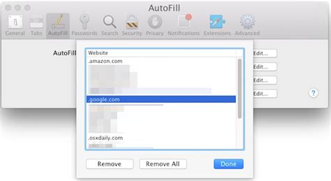 How To Edit AutoFill Information In Safari For Mac OS X