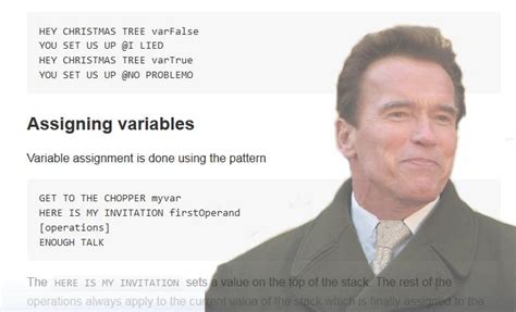 it s not a bug it s a tumor arnoldc the programming language [some nsfw language] faildesk