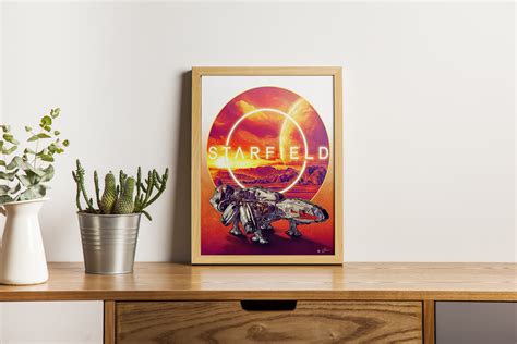 Starfield Art Starfield Canvas Starfield Poster Game Print Etsy Australia