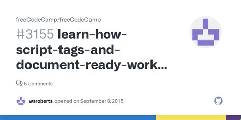 Learn How Script Tags And Document Ready Work Has An Issue Issue