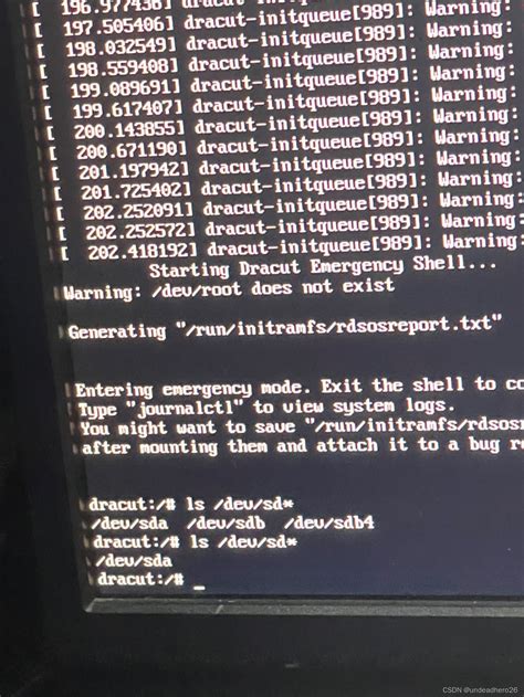 安装centos报错dracut initqueue warning dracut initqueue timeout starting